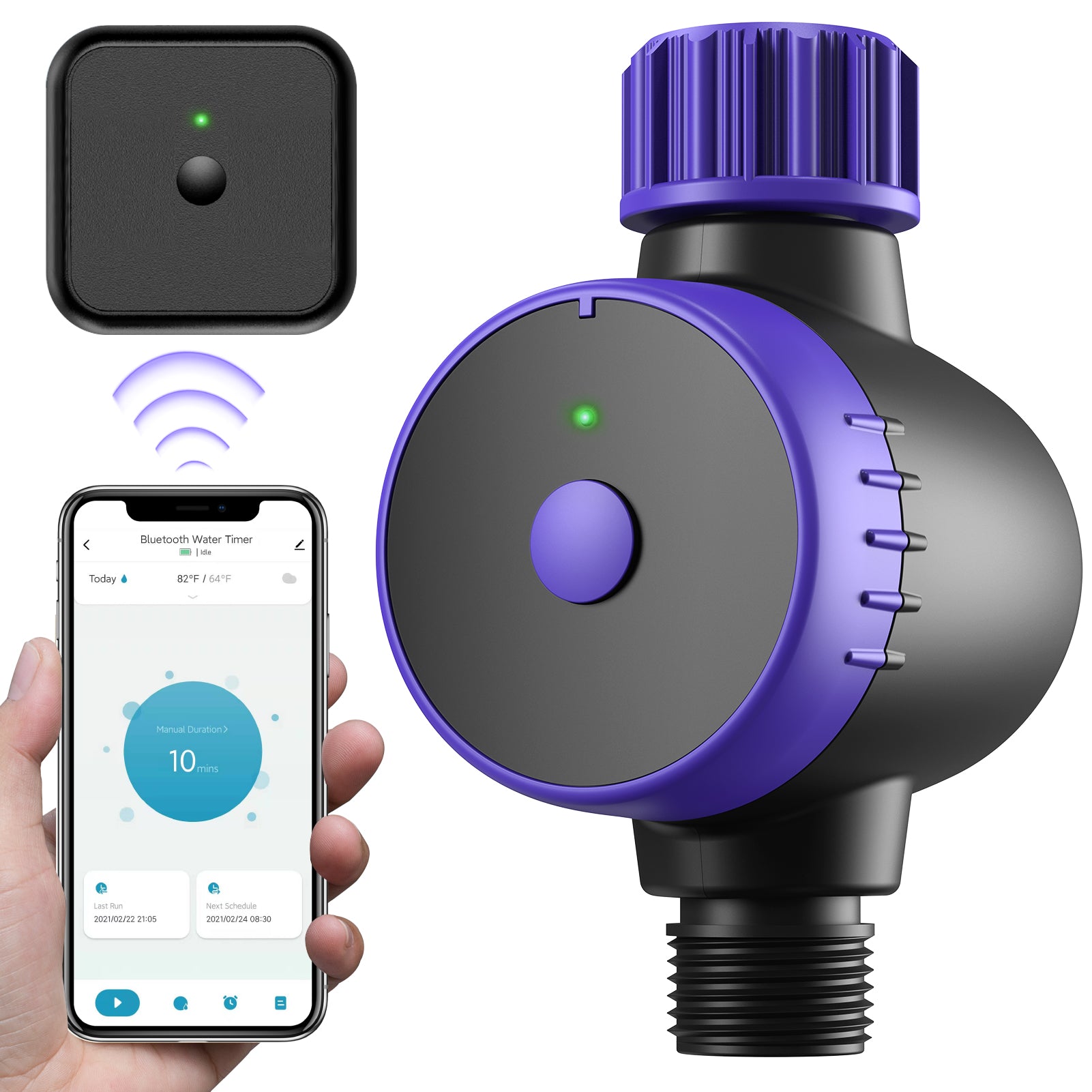 Smart Watering Timer with WIFI Hub, Automatic Garden Irrigation Timer ...