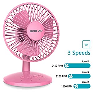 OPOLAR Oscillating Mini Fan, AA Battery Operated or USB Powered – opolar